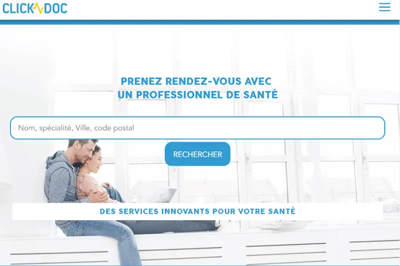 Lancement de CLICKDOC, la solution novatrice de prise de rendez-vous en ligne avec un médecin
