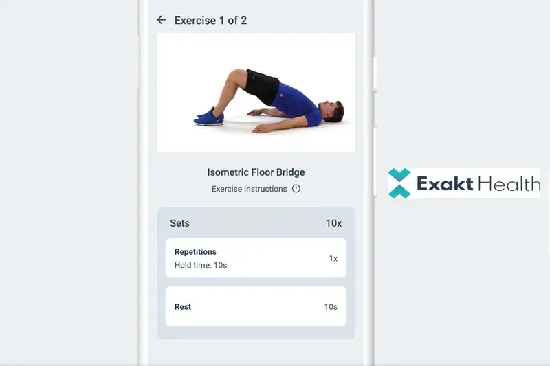 Lancement public de l'application de physiothérapie entièrement numérique d'Exakt Health comme ...